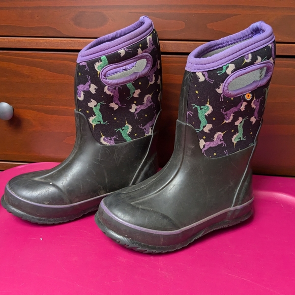 Bogs | Shoes | Bogs K Classic Unicorn Rain Boots Kids Size 3 | Poshmark